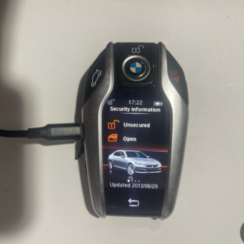 BMW LCD Touch Screen Smart Keyfob 7 Series Model OEM-Tested Excellent ...