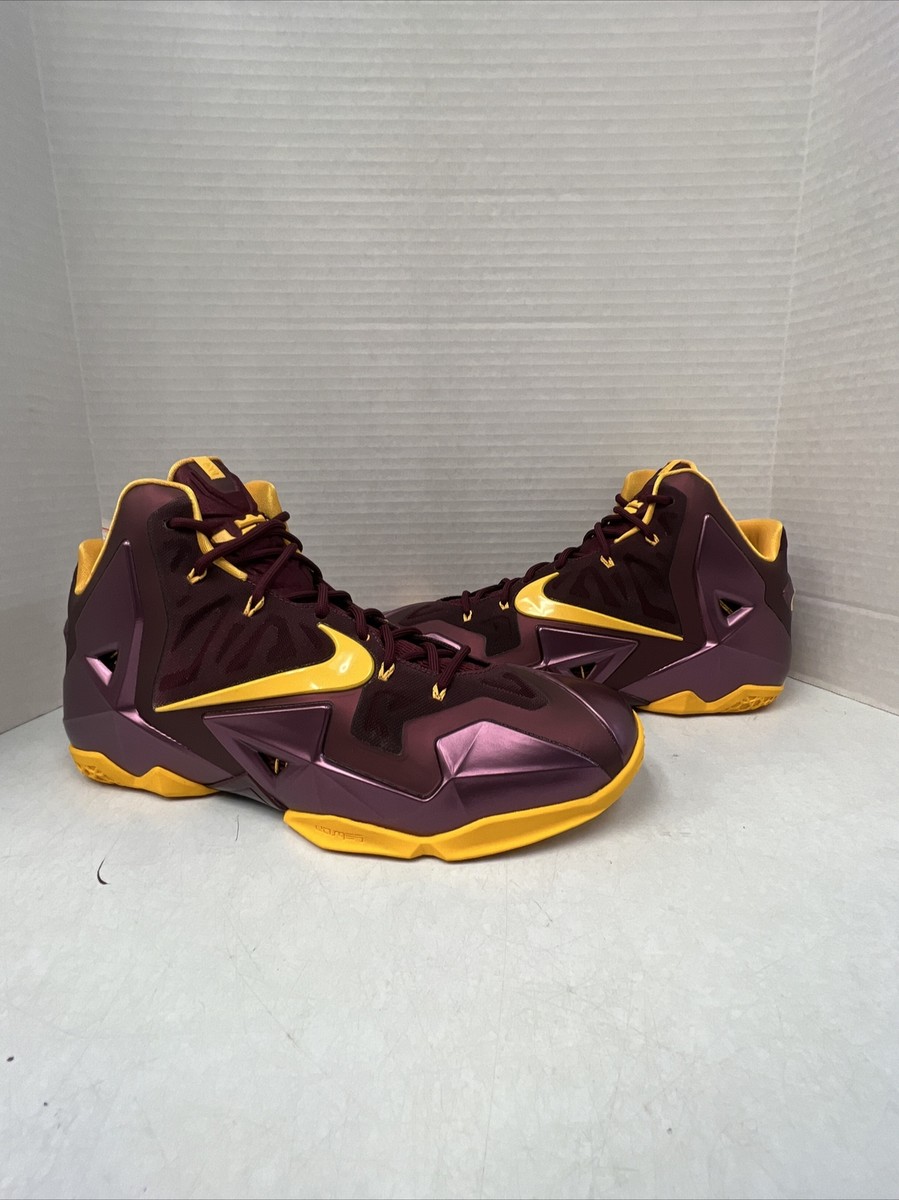 Lebron 11 Purple And Yellow