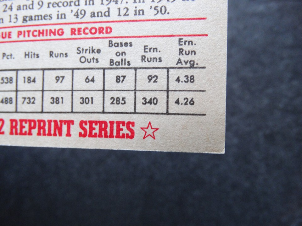 1983 Topps 1952 Reprints Baseball Cards Complete Your Set U Pick From ...