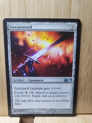 Magic The Gathering 🏆GREATSWORD - Artifact - Equipment 🏆MTG Card | eBay ...