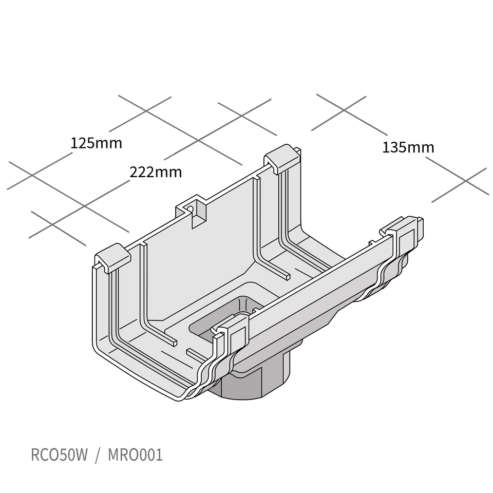 Marley Classic Conservatory Gutter Plastic Ogee Profile Ultraframe uPVC ...
