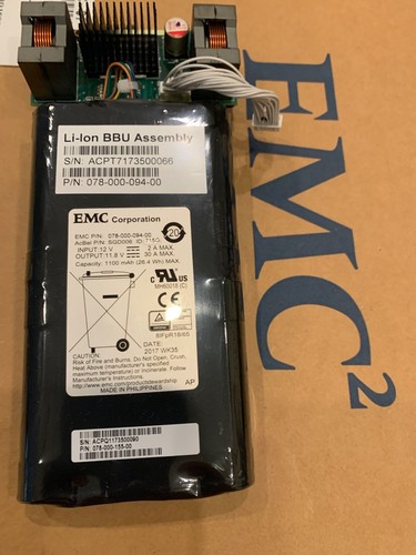 078-000-155-00 EMC Unity XT 380 480 680 BBU Battery 078-000-192-00 | eBay