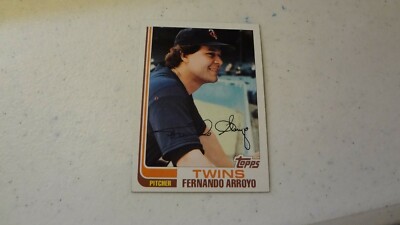 1982 TOPPS # 18 FERNANDO ARROYO BASEBALL CARD | eBay