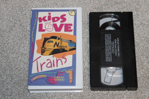 RARE HTF Kids Love Trains (VHS, 1994) Atlas Video 54961805235 | eBay