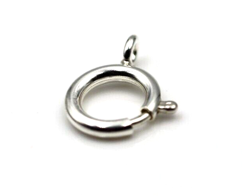 Genuine Sterling Silver 925 Large Spring Rings / Bolt Ring 12mm - Free ...