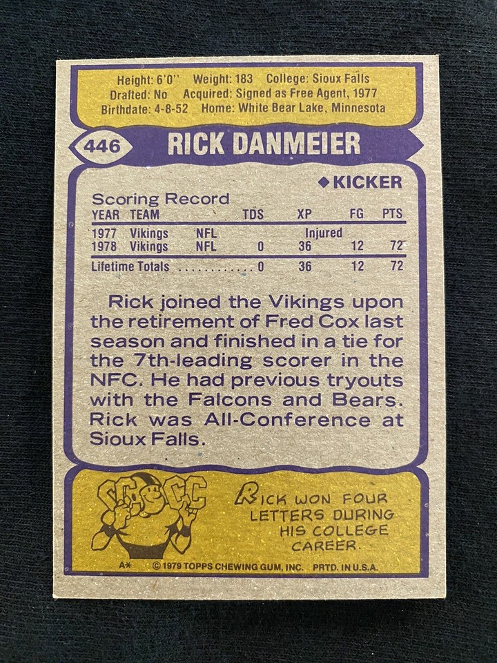 1979 Topps - #446 Rick Danmeier (RC) | eBay
