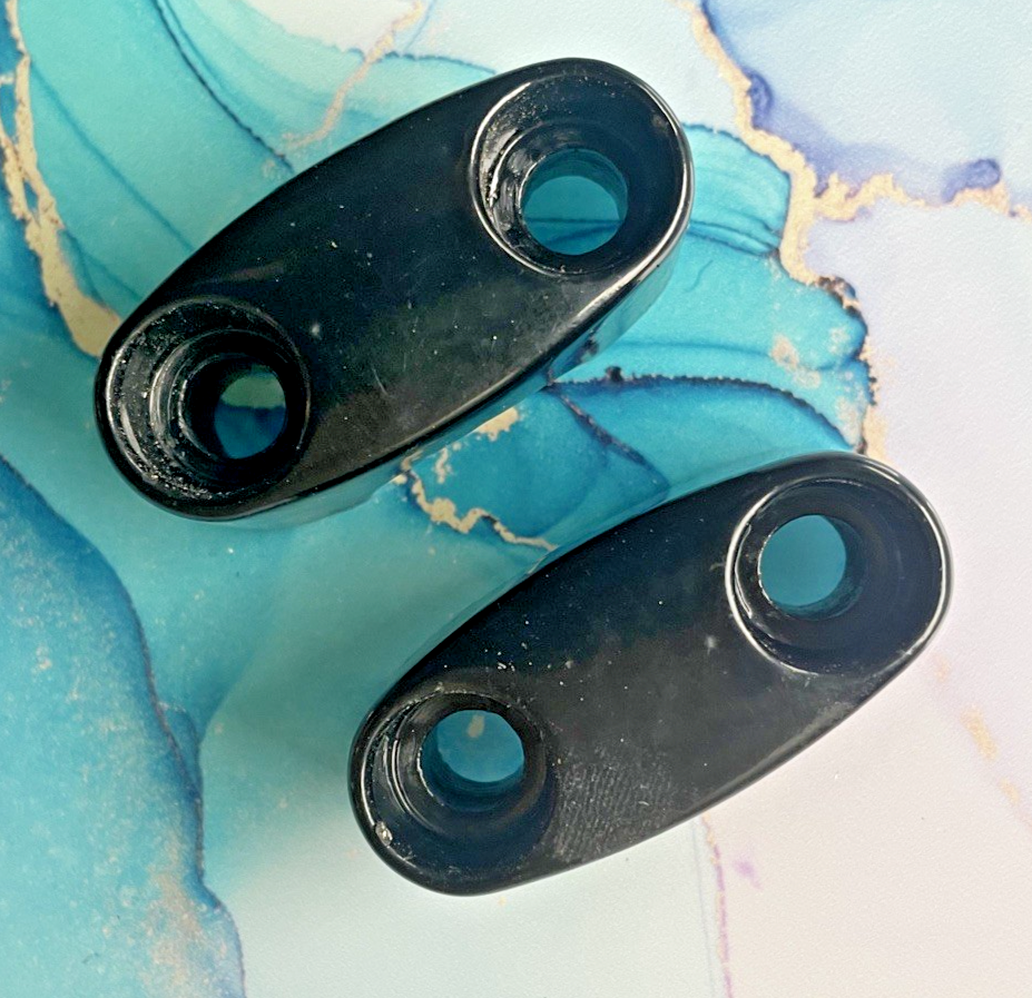 HONDA GOLDWING OEM GL 1000 GL 1100 HANDLEBAR CLAMPS MOUNTS HOLDERS x2 ...