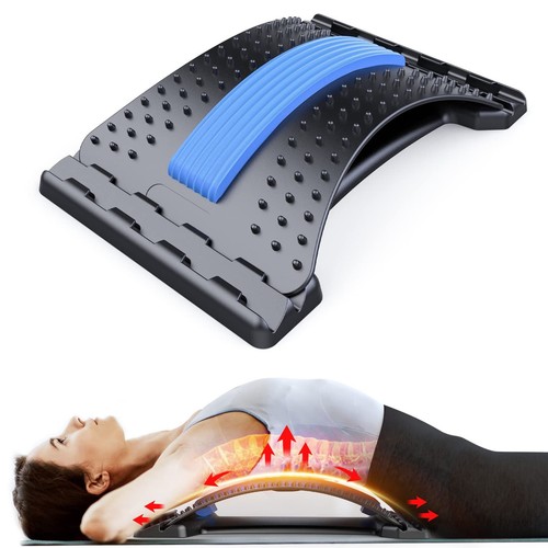 for Lower Back Pain Relief 3 Level Adjustable Lumbar Back Cracker Board ...