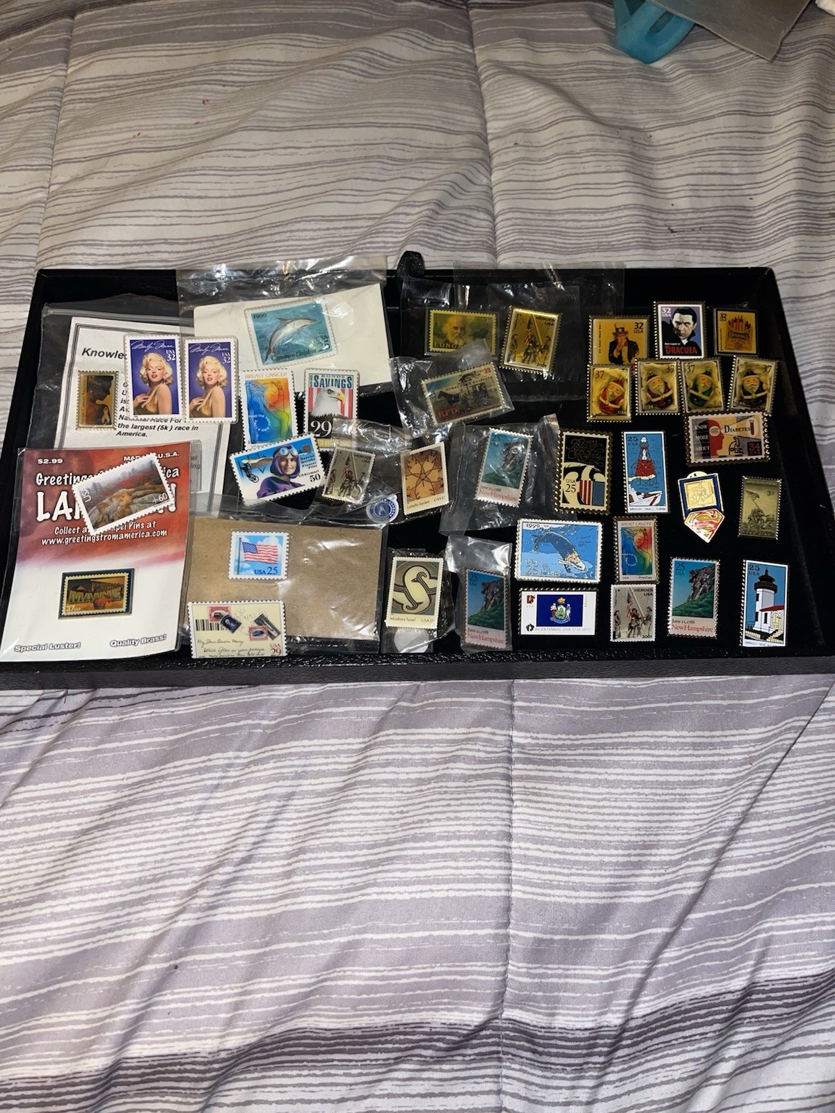 Lot of 83 USPS Stamp & Napus Pins! | eBay
