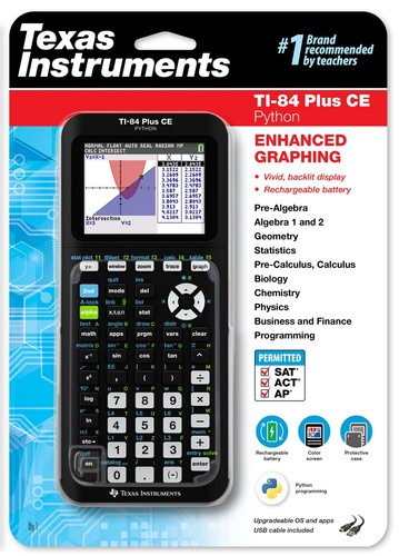 Texas Instruments 84 Plus CE Graphing Calculator - Black | eBay