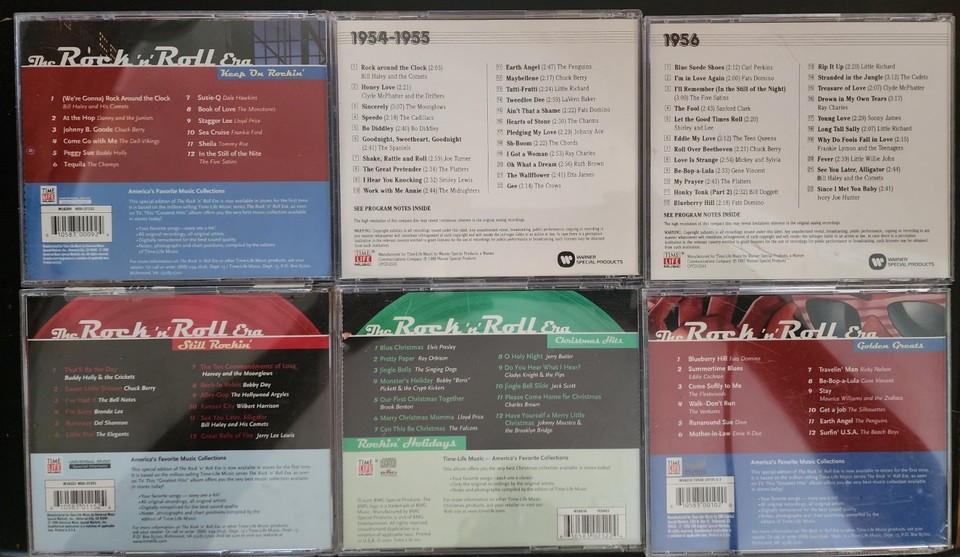 Lot Of 18 Time Life CD’S The Rock ‘N’ Roll Era Pre-owned. See Photos ...