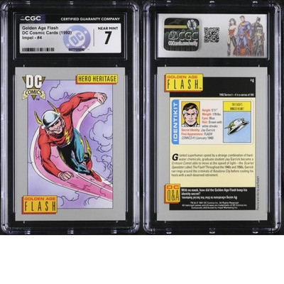 Golden Age Flash - 1992 Impel DC Comics DC Cosmic #4 CGC 7 | eBay