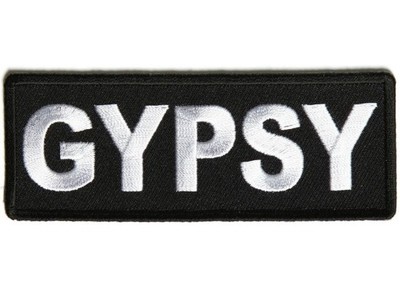 EMBROIDED PATCH GYPSY MOTORCYCLE JACKET SHIRT HELMET HARLEY HONDA UTE ...