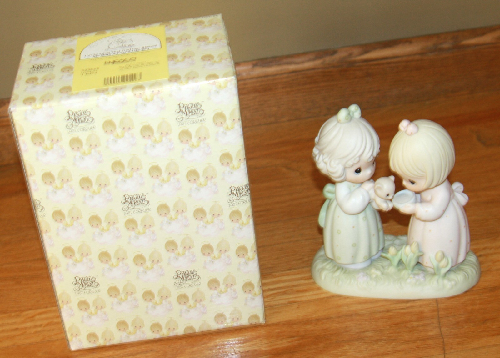 Precious Moments figurine 523623 I'm So Glad That God Has Blessed Me ...