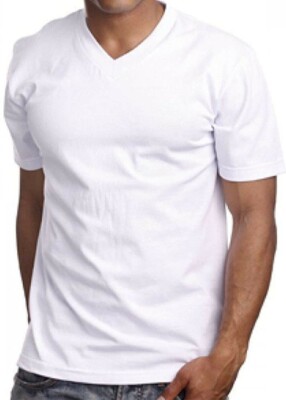 3PK Mens V-Neck T-Shirts | eBay