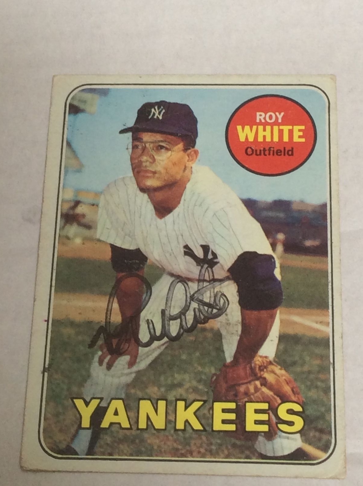 1969 Topps 25 Roy White Autographed Auto Signed Card | eBay