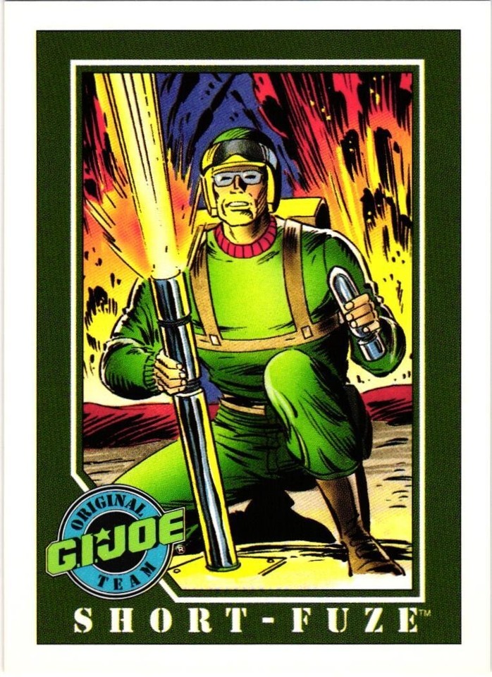 1991 Impel G. I. Joe Original Team Short-Fuze | eBay