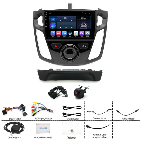 For Ford Focus 2012-2017 Android Auto Car Stereo Radio Carplay GPS Head ...