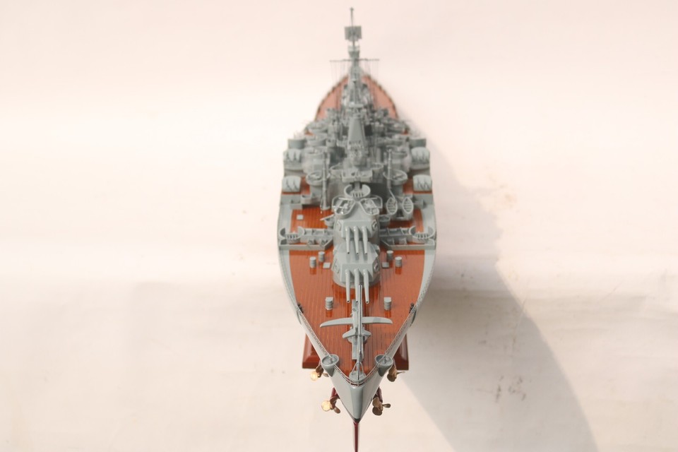 USS CALIFORNIA (BB-44) battle ship 100cm (39.4") - High quality wooden ...