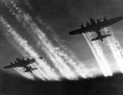 USAAF B17s on a bombing raid over Europe 1944 WW2 #1003 5x7 Re-Print | eBay