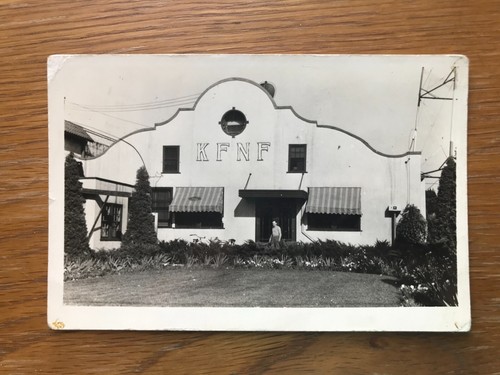 KFNF Shenandoah Iowa Radio Station Postcard | eBay