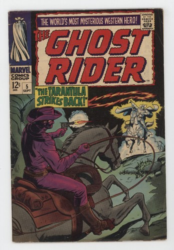 Ghost Rider 5 Marvel 1967 VG Western Cowboy Tarantula Dick Ayers | eBay