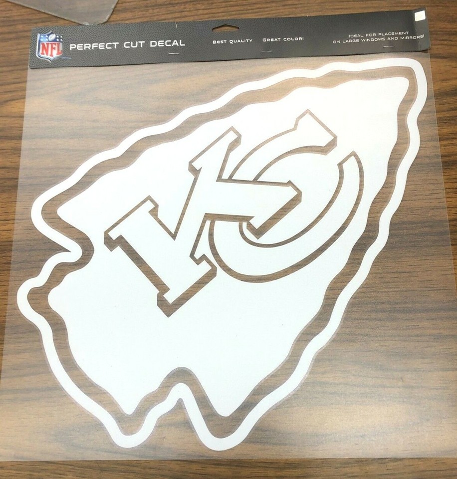 Officially Licensed NFL 17" x 17" White Die Cut Wincraft Decal sticker ...