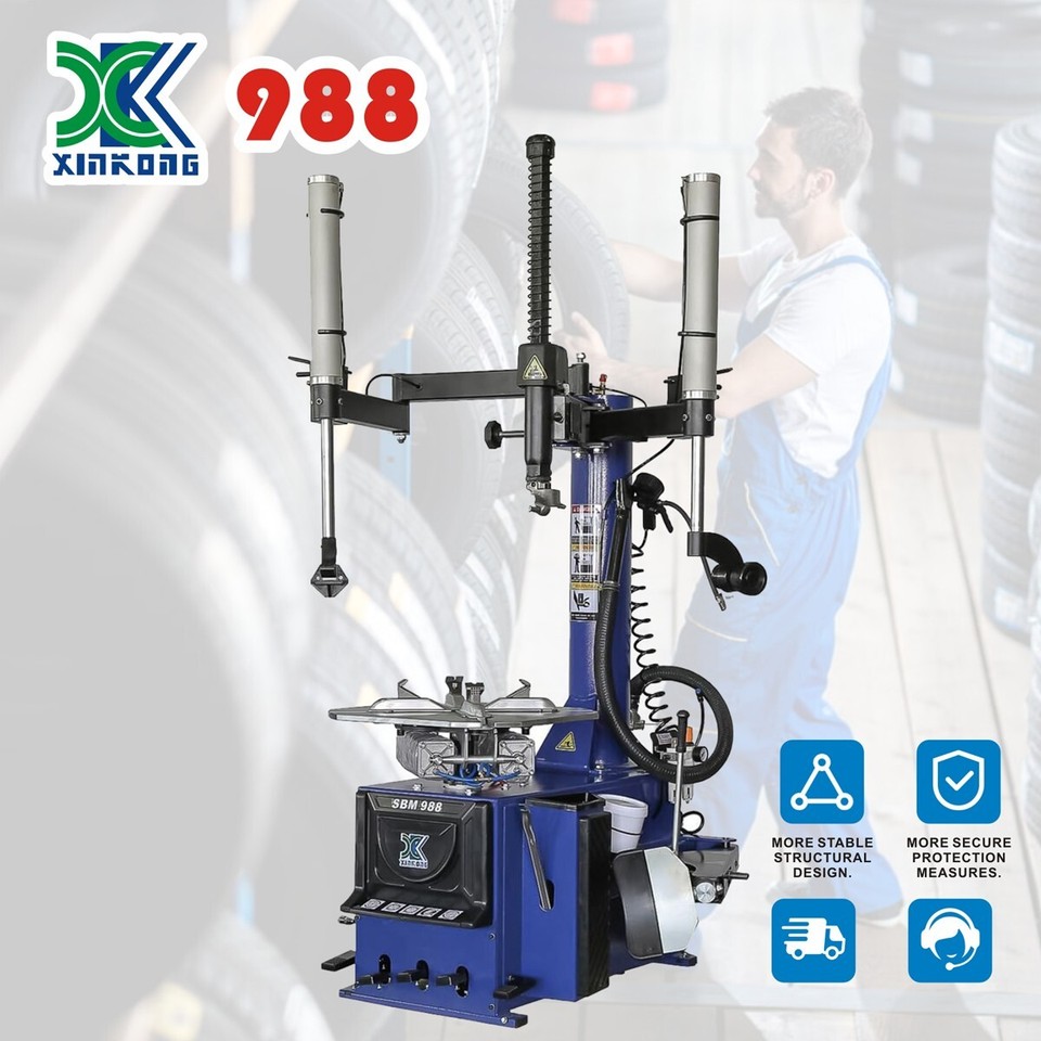 XK 988 Auto Tire Changer Wheel Changer Machine 110V with Auxiliary Arm ...