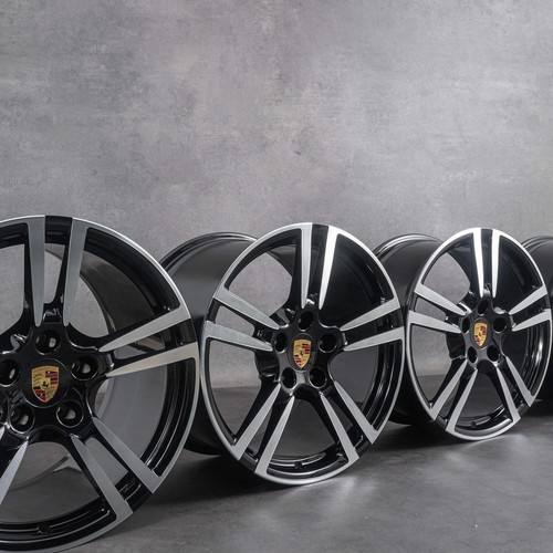 Original Porsche 19 inch Carrera C2 997 Turbo II rims 99736216303 Black ...