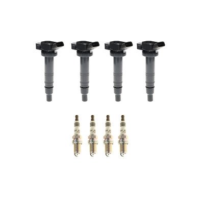 Hitachi 4 Ignition Coil 4 NGK Iridium Spark Plugs Kit For Matrix xB L4 ...