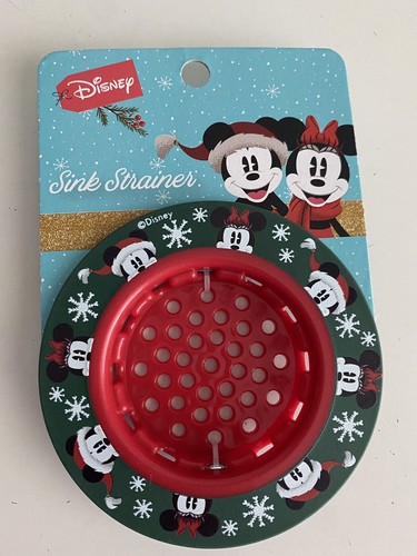 Disney Mickey Minnie Mouse Santa Hat Christmas KITCHEN SINK STRAINER ...