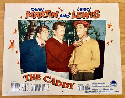 ORIGINAL! DEAN MARTIN JERRY LEWIS "THE CADDY" LOBBY CARD #6 SINATRA PGA ...