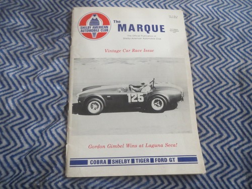 OCT NOV 1977 SHELBY THE MARQUE CARROLL SHELBY MUSTANG GT350 GT500 COBRA ...