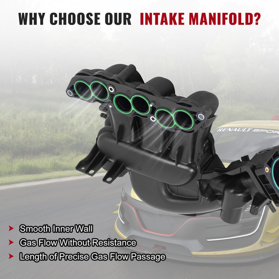 Upper Intake Manifold 6F1Z-9424-BA Fits Ford Taurus Mercury Sable 3.0L ...