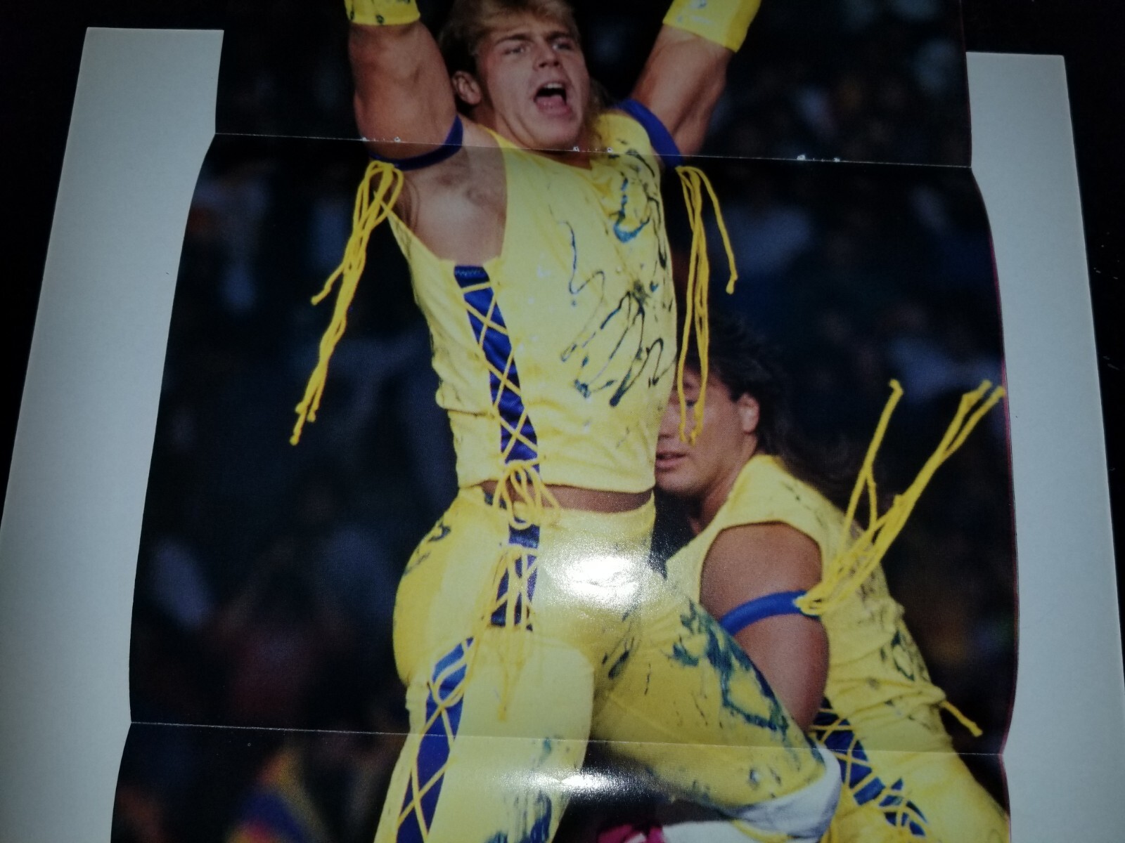 WWE THE ROCKERS (magazine centerfold poster 2003) w/ Shawn Michaels ...