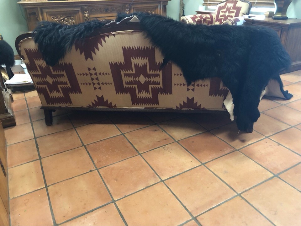 Buffalo Hide Rug, 'X-Large BULL” Premium Winter Coat Tanned Bison | eBay