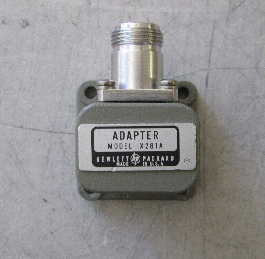 HP X281A Coax to Waveguide bande X, WR-90 8,2 à 12,4 GHz viseur clé ...