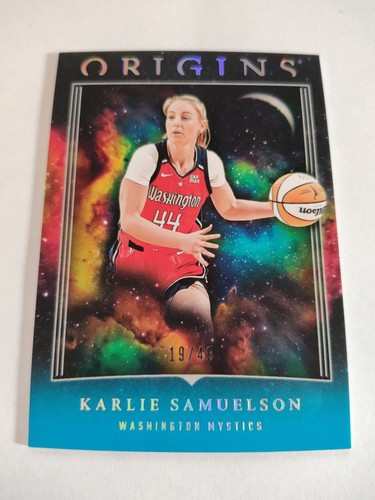 2024 Origins WNBA Karlie Samuelson #65 TEAL /49 | eBay