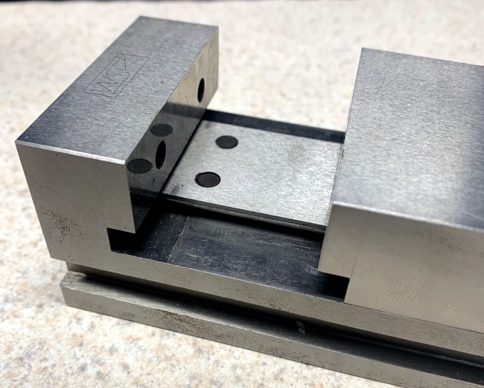 Machinist Tool: Vintage WSK Fowler Precision Grinding vice (NOS) 2-3/8 ...