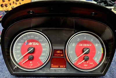 BMW E90 E91 E92 E93 N54-335i Custom Instrument Cluster Plug and Play ...