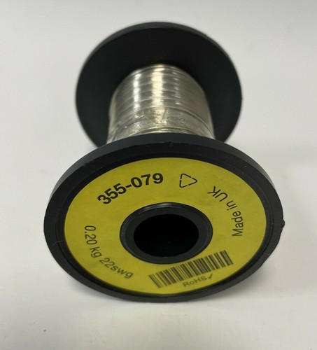 RS PRO Single Core 0.71mm diameter Copper Wire, 50.9m long, 22swg .20kg ...