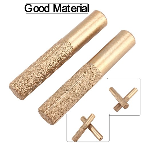 1/2" Shank Straight Vacuum Brazed Router Cutter Bit For Granite Marble ...