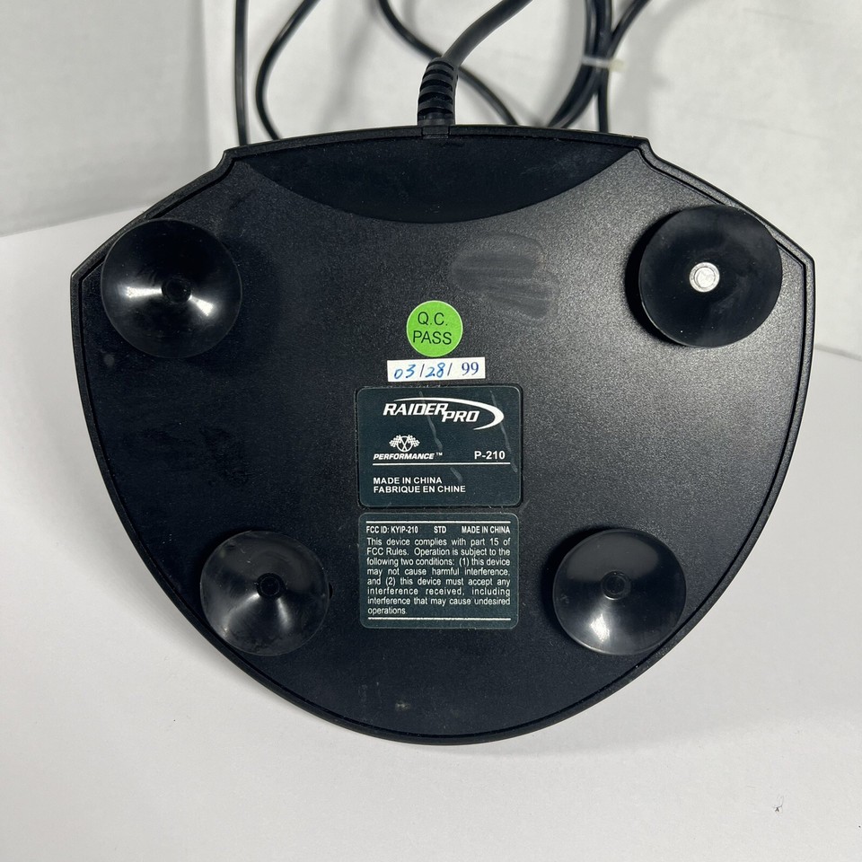 Raider Pro Joystick Flight Stick Interact P-210 Analog 15pin Windows 95 ...