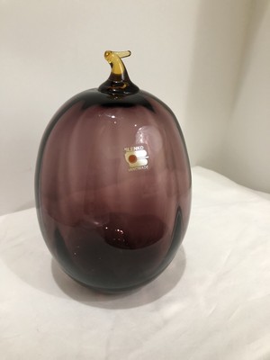 Blenko GLASS PUMPKIN, THANKSGIVING | eBay