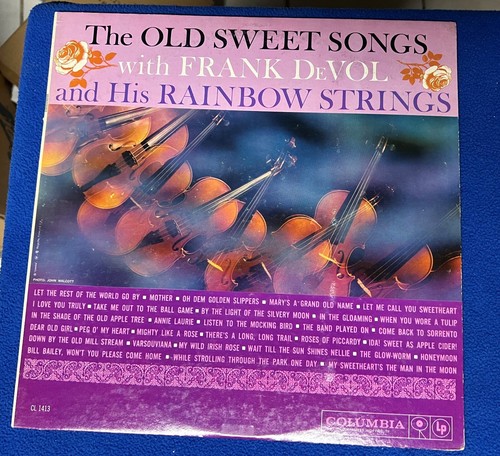 The Old Sweet Songs with Frank DeVol and Rainbow Strings Vinyl Record ...