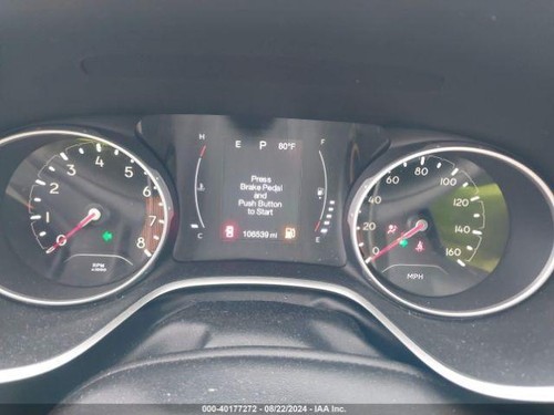 Used Speedometer Gauge fits: 2018 Jeep Compass cluster MPH 160 MPH 3.50 ...
