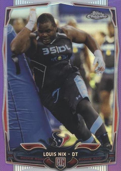 2014 Topps Chrome - Louis Nix III #153 Purple Refractor (RC) for sale ...
