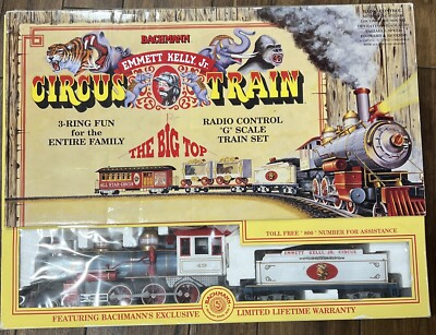 Bachmann Emmett Kelly Jr Ringmaster Circus Train G Scale 4-6-0 Engine ...