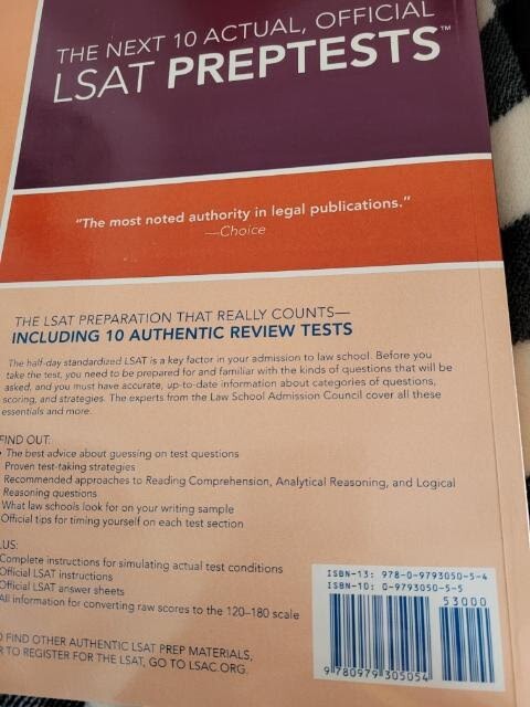 The Next 10 Actual, Official LSAT PrepTests (Lsat Series) - Paperback ...