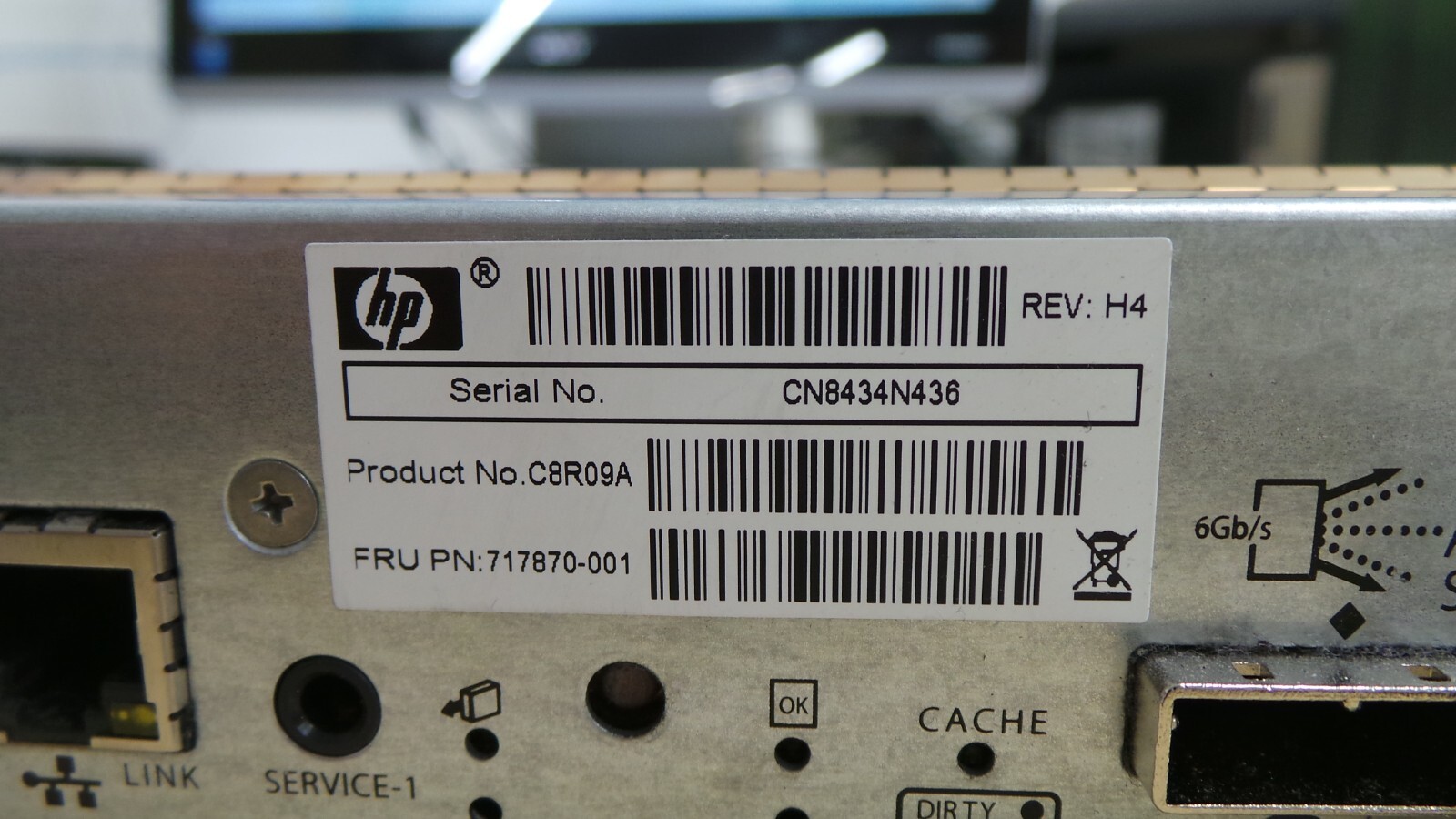 HP MSA 2040 10Gbit iSCSI 16Gb Fibre Channel SAN Controller C8R09A ...
